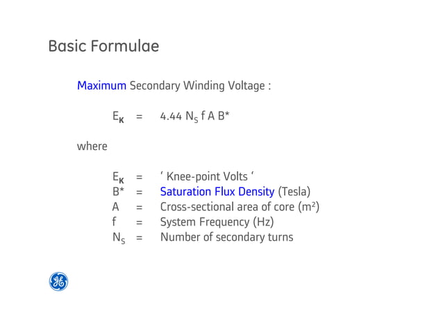 Current Transformers parameter design and graphs - size and design ...