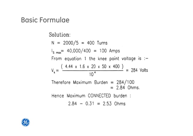 Current Transformers parameter design and graphs - size and design ...