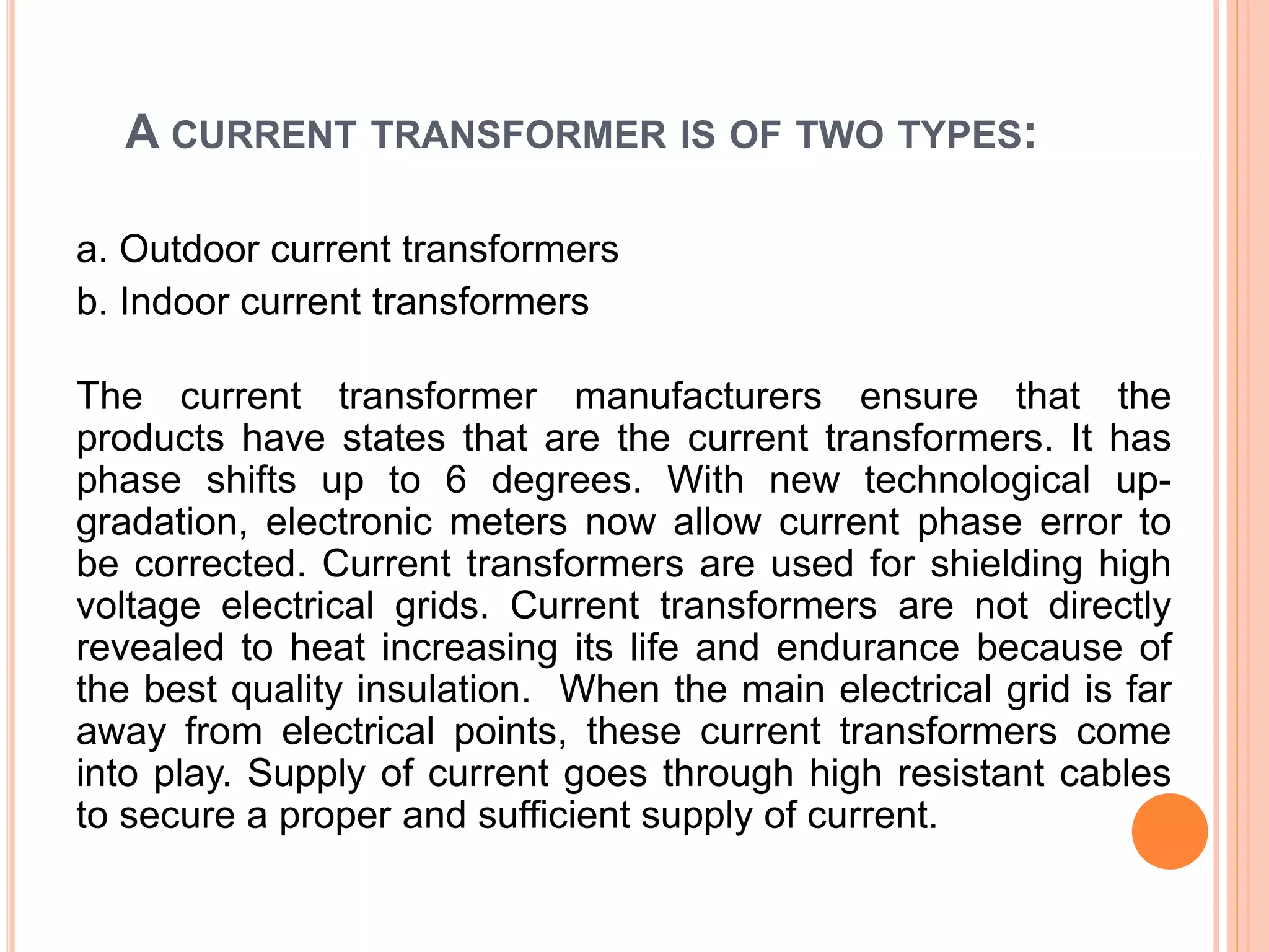 WHAT ARE CURRENT TRANSFORMERS? CONTROL THE POWER WITH CURRENT ...