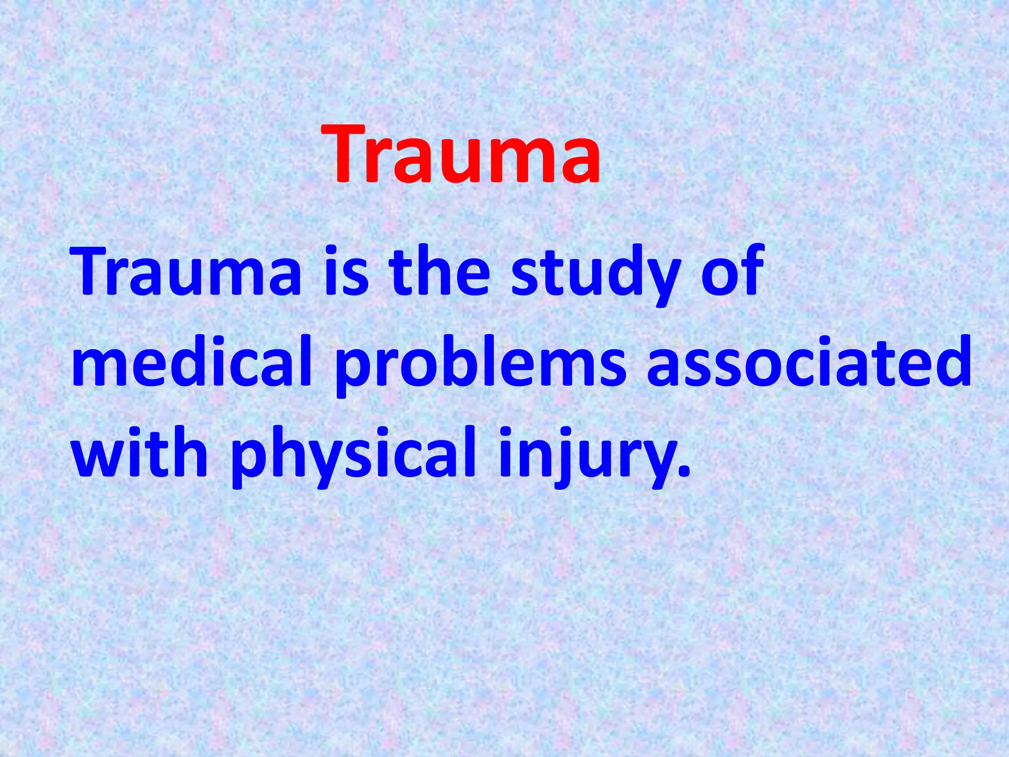Current trauma manag, trauma system | PPTX