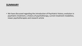 CURRENT TREATMENT MODALITIES AND ROLE OF NURSE.pptx