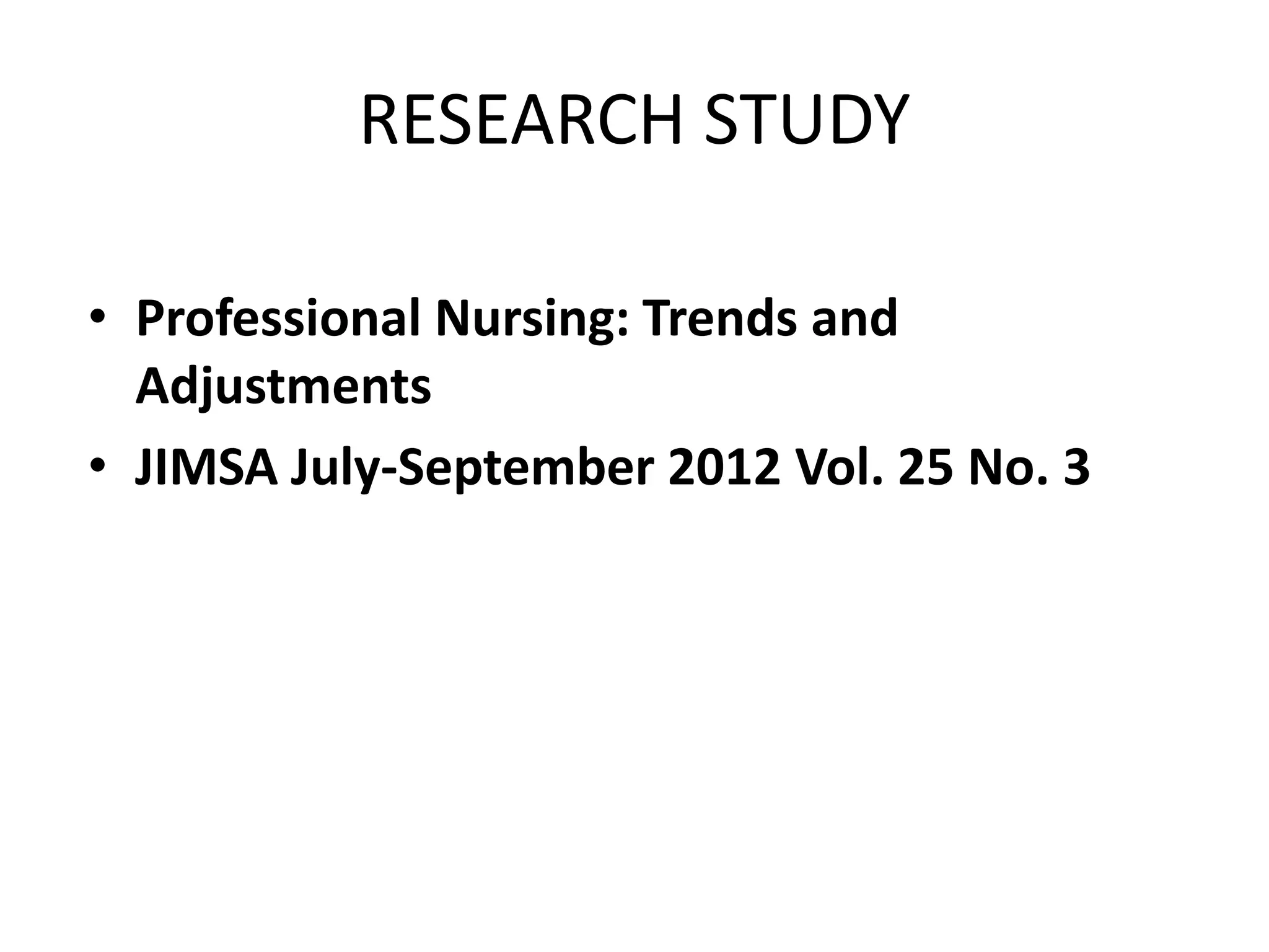 Current trends and issues in nsg | PPTX