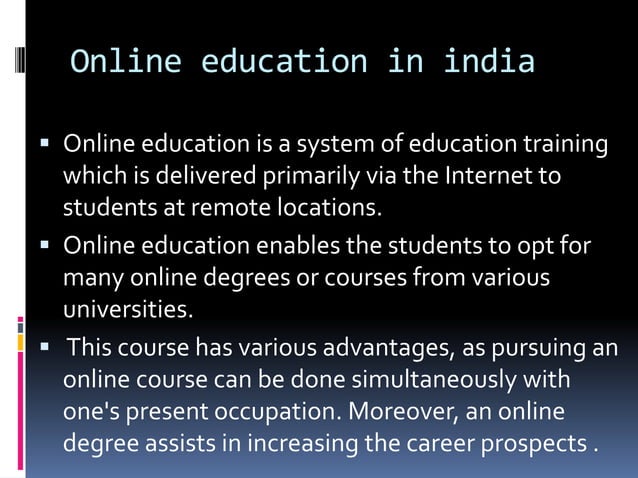 Current trends and issues of education in india | PPTX | Daycare and ...