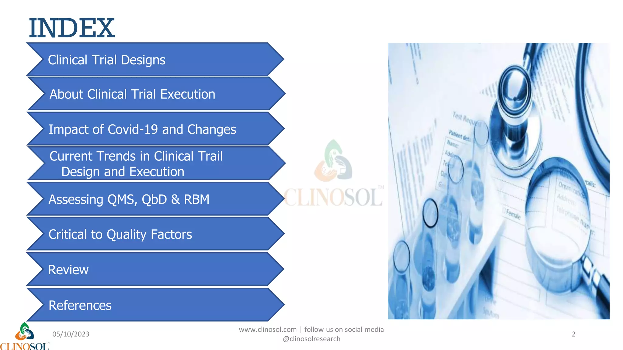 Current Trends in Clinical Trial Design and Execution | PDF