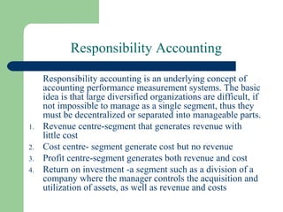 Current trends in cost & management accounting | PPT