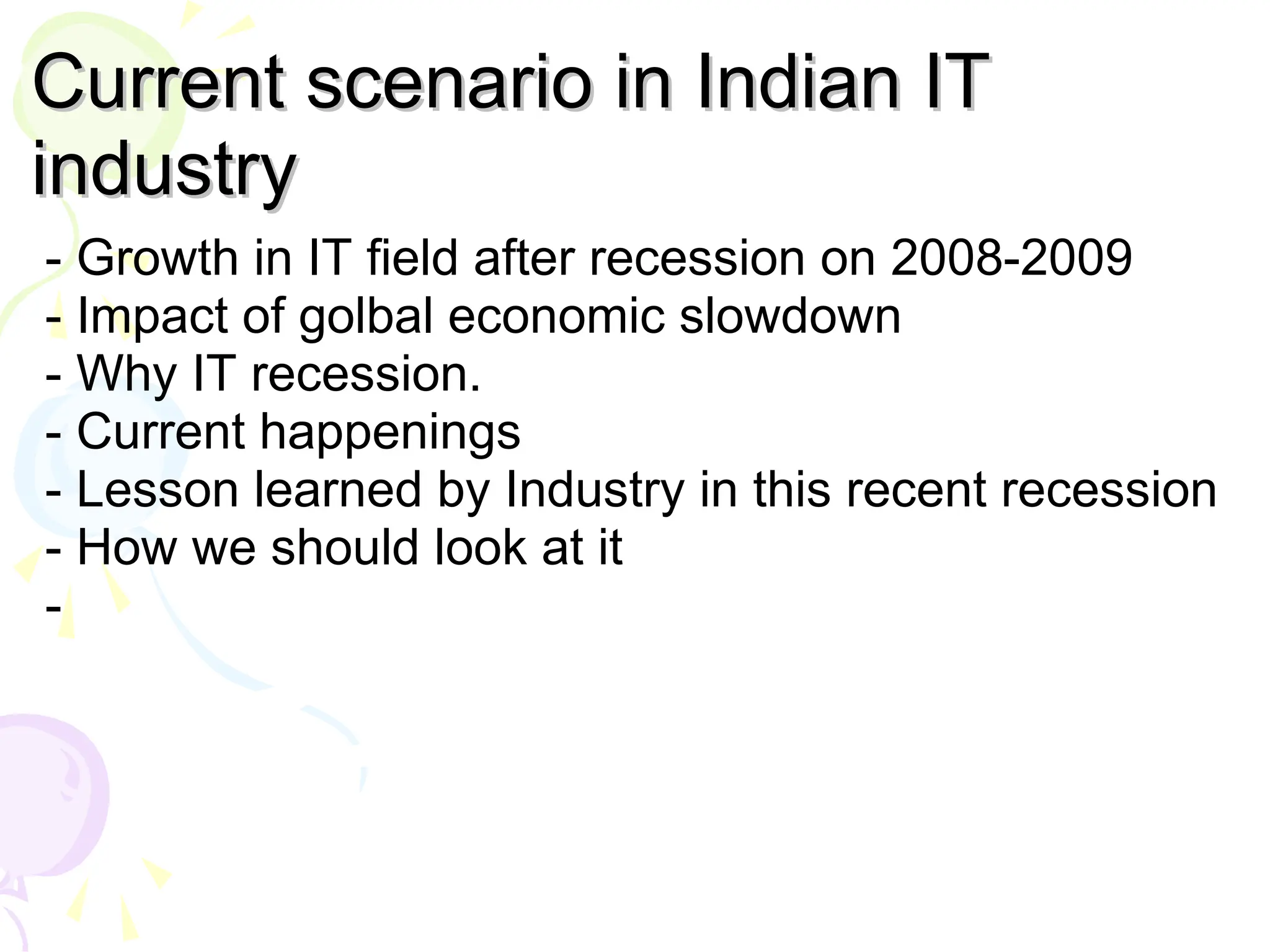 Current Trends in computer science and IT | PPT