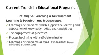Current Trends in Education Programs | PPT