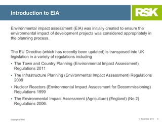 Current trends in EIA | PPTX