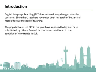 Current trends in elt | PPT
