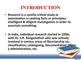 Current trends in library science research | PPTX