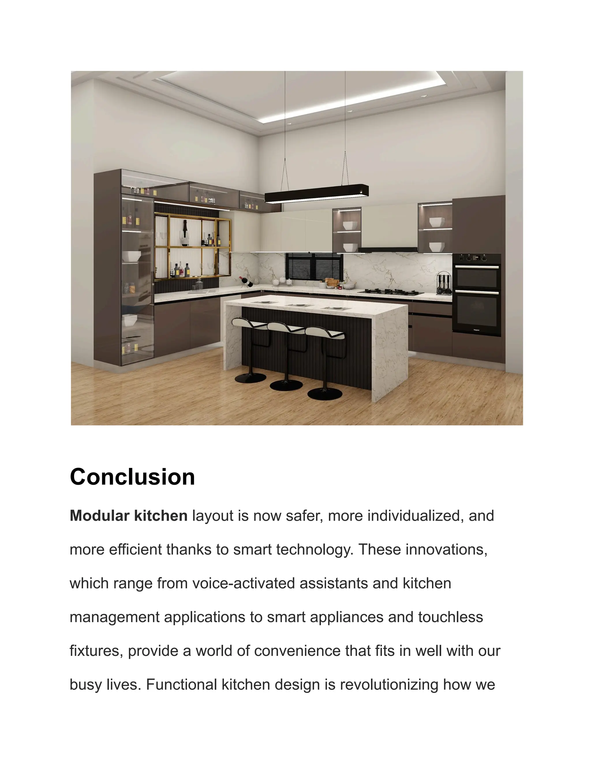 Current Trends in Smart Tech Integration in Modular Kitchen | PDF