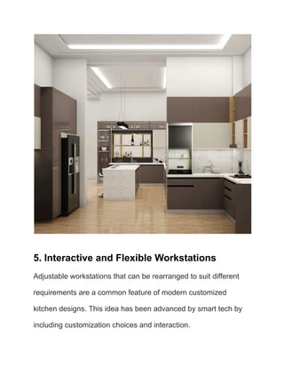 Current Trends in Smart Tech Integration in Modular Kitchen | PDF
