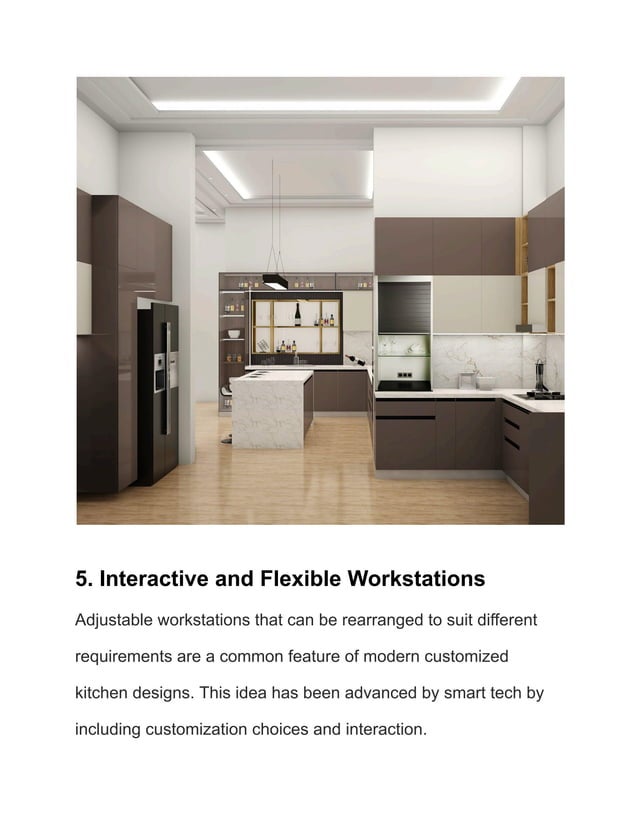 Current Trends in Smart Tech Integration in Modular Kitchen | PDF