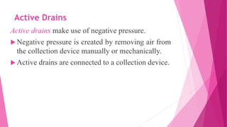 Current trends in the management of surgical wounds and surgical drains ...