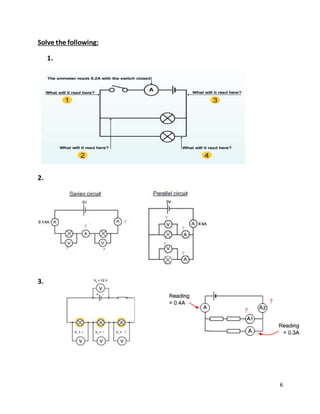 Series Parallel Circuit Worksheet