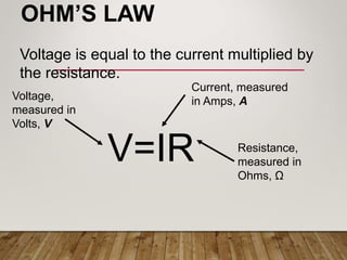 Current, Voltage, and Resistance.ppt