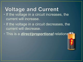 Current__Voltage__Resistance_NOTES.ppt | Physics | Science