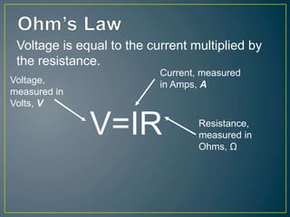 Current__Voltage__Resistance_NOTES.ppt | Physics | Science