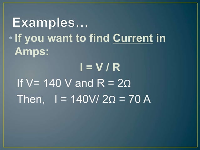 Current__Voltage__Resistance_NOTES.ppt | Physics | Science