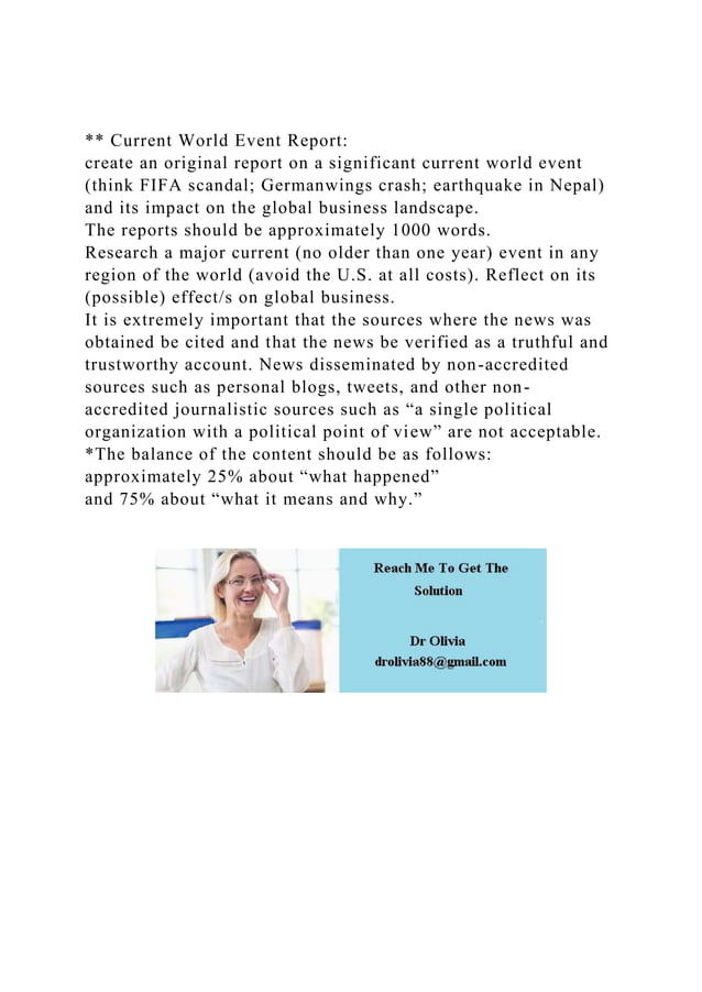 Current World Event Report create an original report on a si.docx
