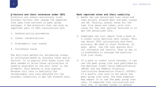 Current Write-off Rates and Q-factors in Roll-rate Method | PPTX