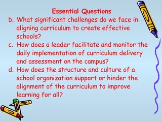 Curriculum Alignment | PPT