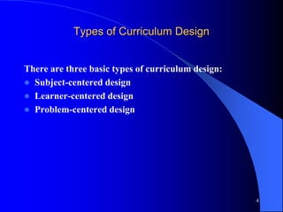 Curriculam and types | PPT