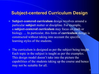 Curriculam and types | PPT