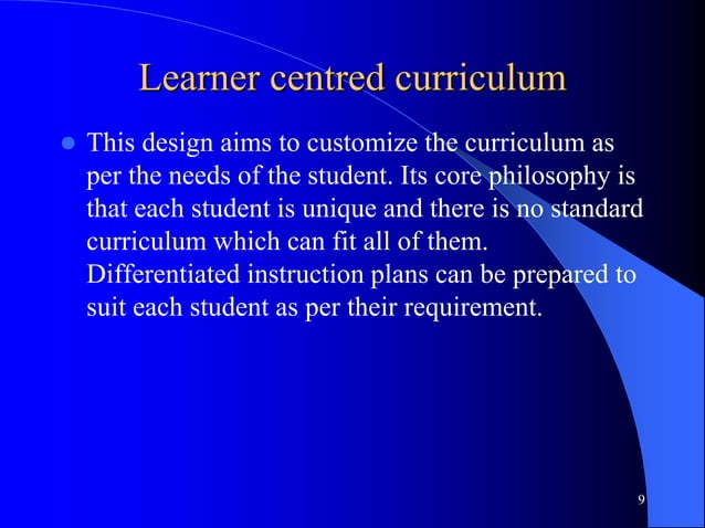 Curriculam and types | PPT