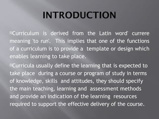 curriculam( basic concept of curriculam plaaning) ppt.pptx