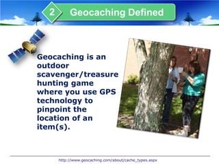 Curricular Connections to Geocaching | PPTX | Geography | Science