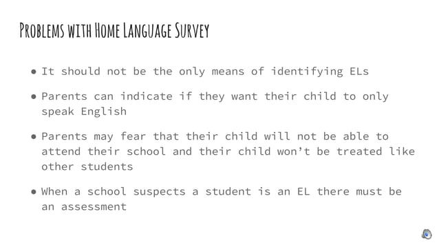 Identification of ELLs | PPT