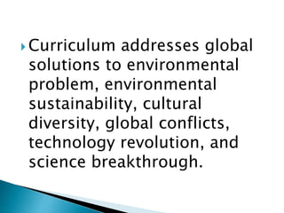 Curricular landscape in the 21st century classroom | PPTX