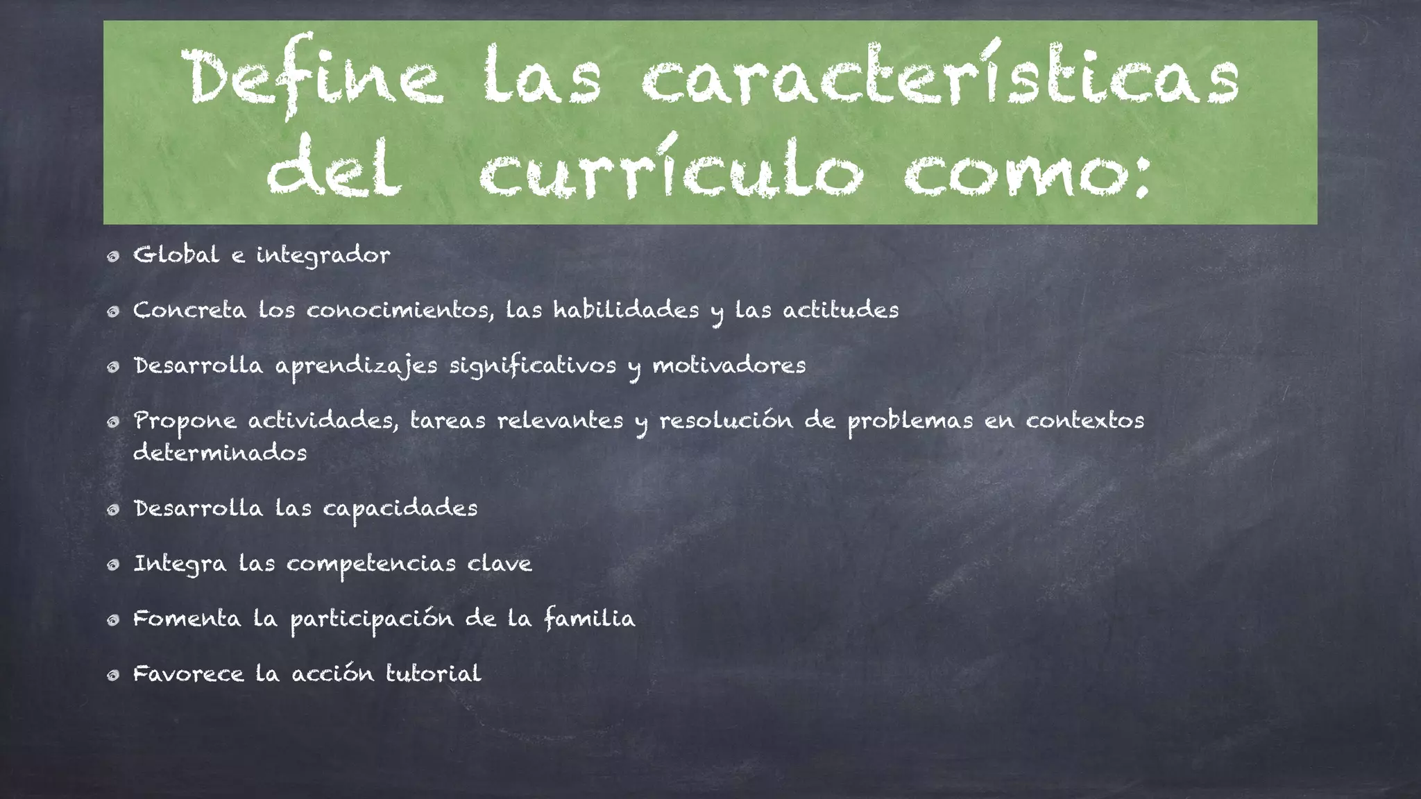 Currículo de Educación Primaria en Andacía | PPT