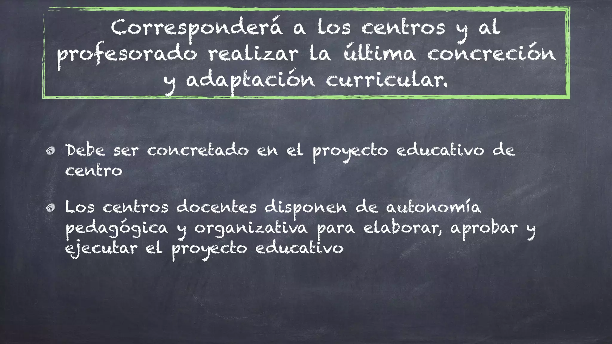 Currículo de Educación Primaria en Andacía | PPT