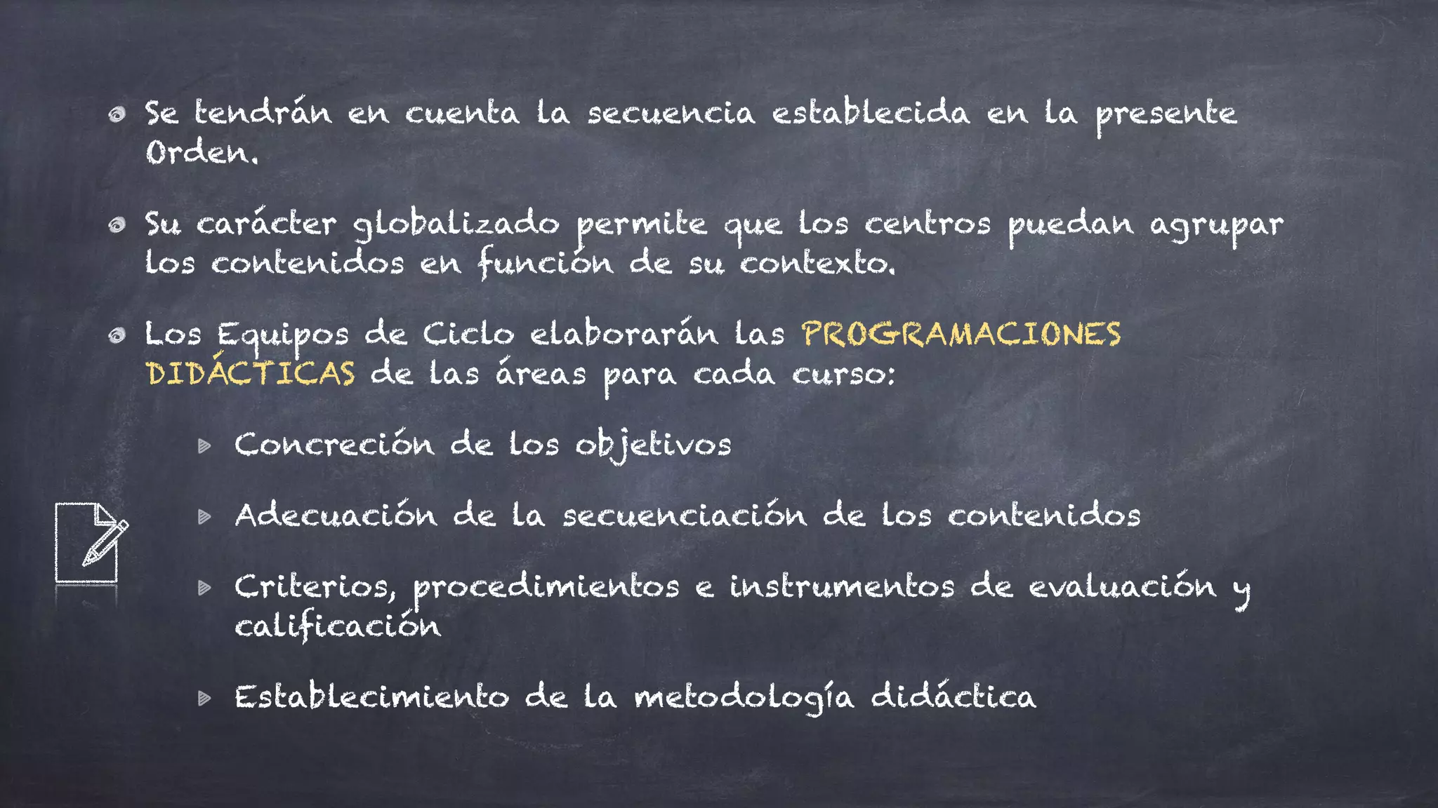 Currículo de Educación Primaria en Andacía | PPT
