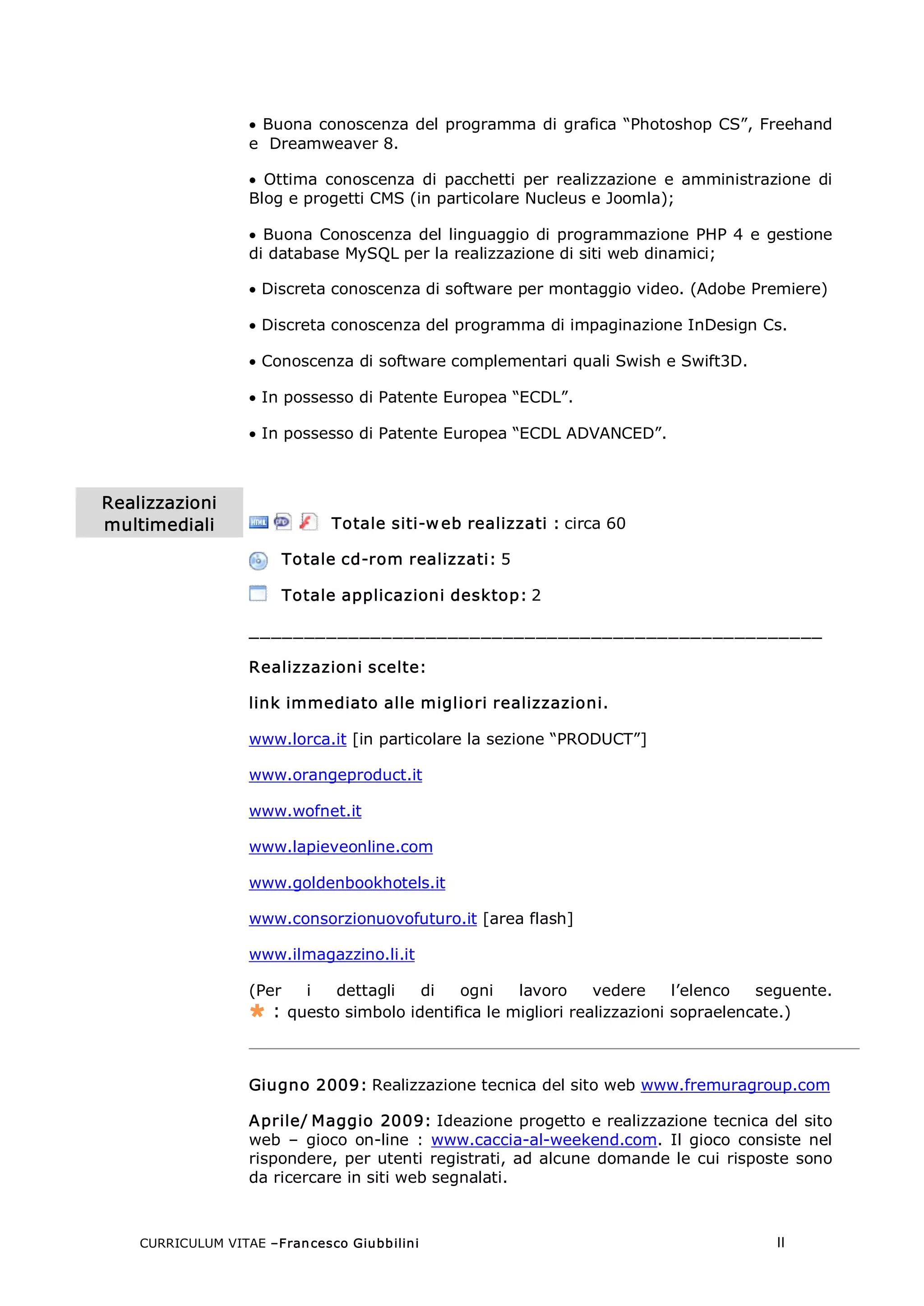 Curriculum and Portfolio | PDF | Computing | Technology & Computing