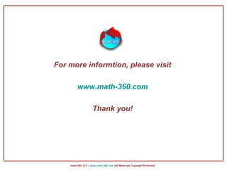 math-360 Curriculum | PPT