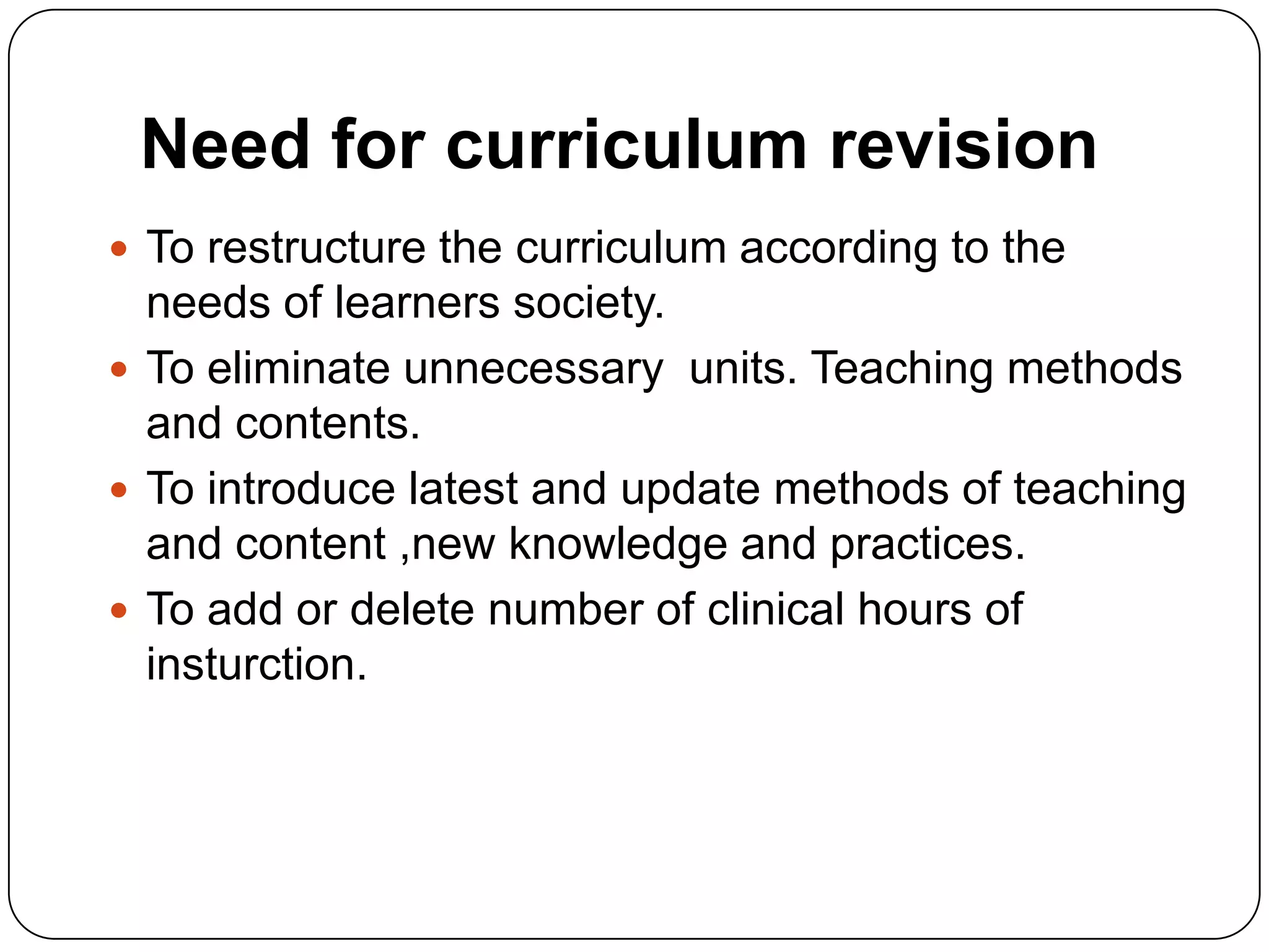 Curriculum | PPTX