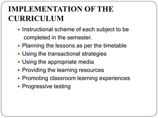 Curriculum | PPTX