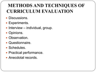Curriculum | PPTX
