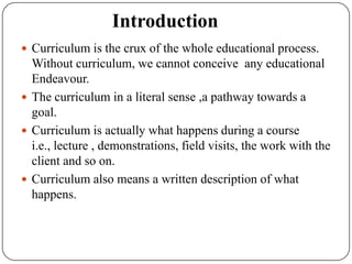 Curriculum | PPTX
