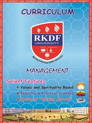 Curriculum RKDF UNIVERSITY.PPT