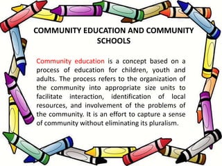 Community School Eudcation | PPTX