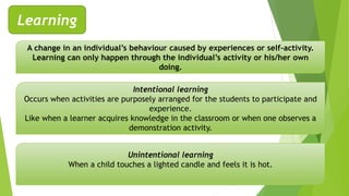 Nature, Concepts and Purposes of Curriculum: Teaching-Learning ...