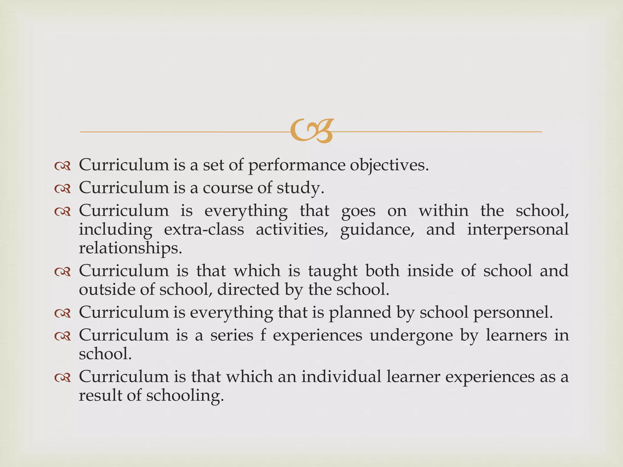 Curriculum & INSTRUCTION DEFINED | PPTX