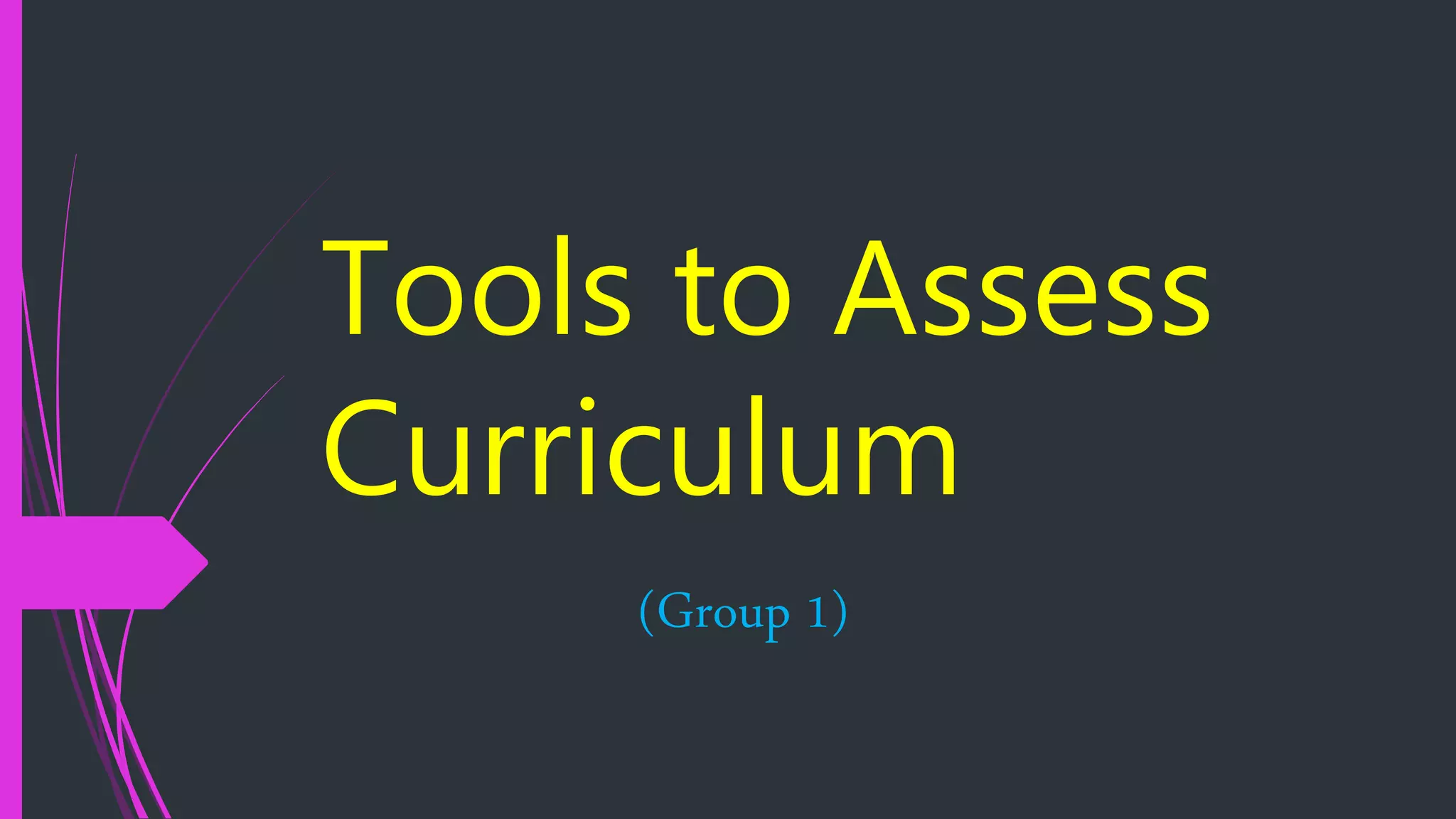 Curriculum | PPTX