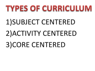 Curriculum | PPT