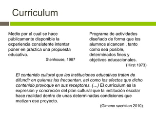 Curriculum | PPTX