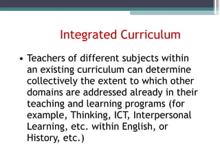 Curriculum and its types | PPTX